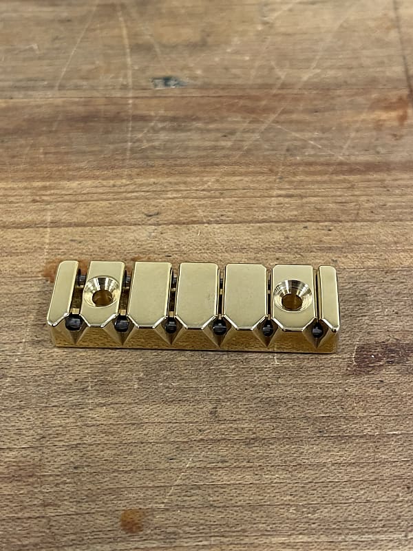 Rare Brass Wilkinson USA Made Roller Nut Fits Fender Jeff | Reverb