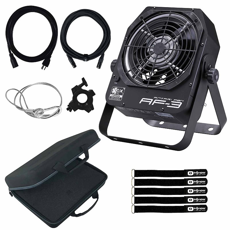 Antari AF-3X Lightweight Viable Speed DMX Stage Effects Fan w | Reverb
