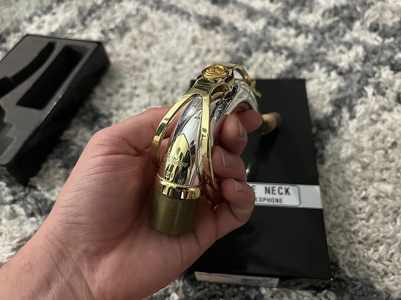 Yamaha E1 AG Silver Plated Tenor Sax Neck | Reverb