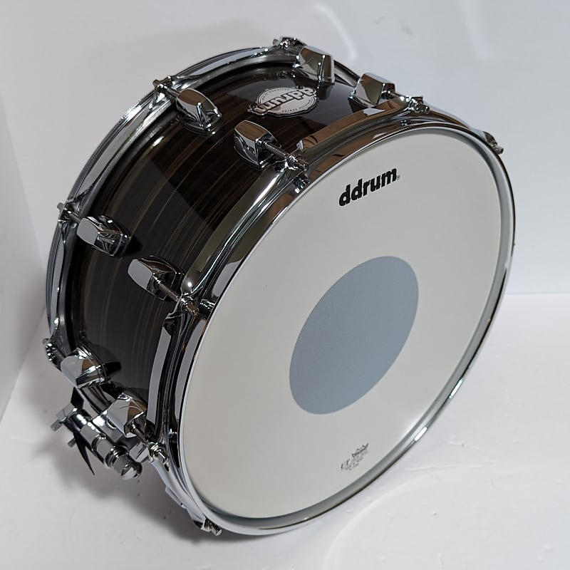 ddrum Dominion Birch Snare 14 x 6.5 Brushed Olive Metallic | Reverb