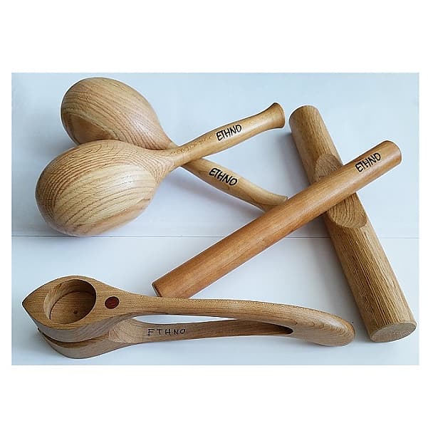 ETHNO Professional Hand Percussion set, Natural wood - | Reverb UK