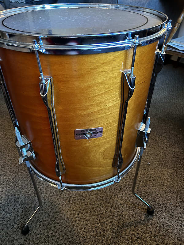 Yamaha Recording custom 16” floor Tom with legs. - Real wood | Reverb