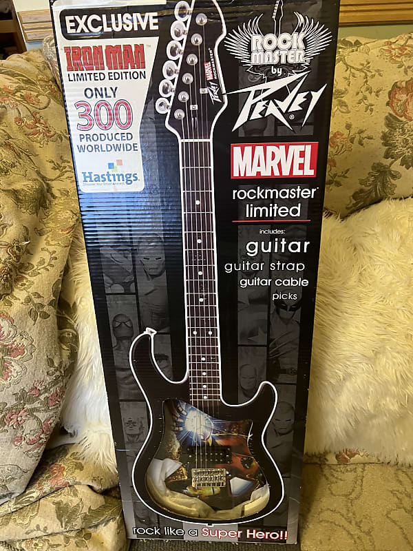 Peavey Marvel Iron Man Glowing Rockmaster Guitar (Very Rare) | Reverb