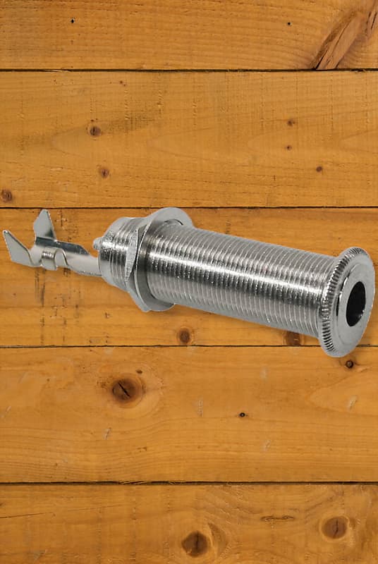 Switchcraft Thick Panel Jack | 2-Pole - 6.3mm - Nickel | Reverb