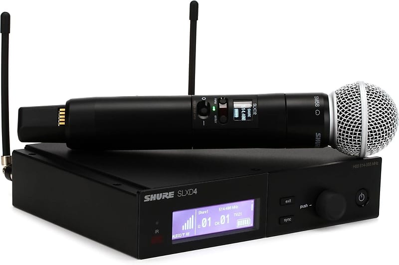 Shure SLXD24/K8B Wireless Microphone System with KSM8 | Reverb