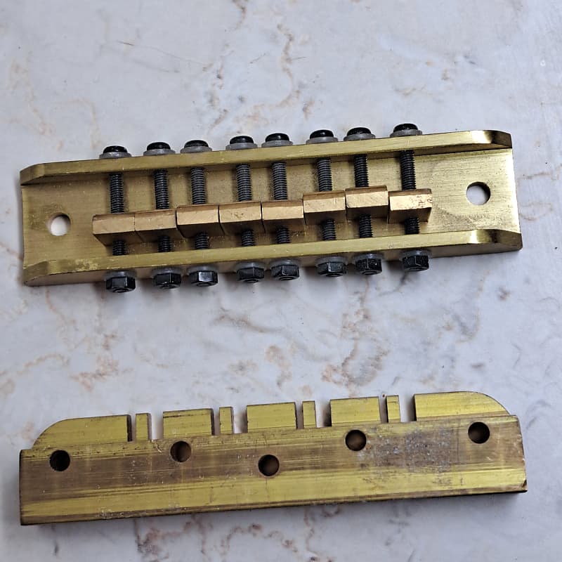 Alembic 8 Saddle 8 String Bass Bridge & Tailpiece / String | Reverb