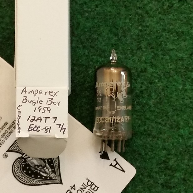 Rare Vintage 1959 Mullard-Made Amperex Bugle Boy 12AT7 | Reverb Canada
