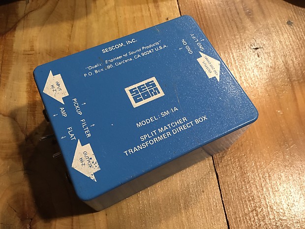 Sescom DI (Jenson Transformer) | Reverb Canada