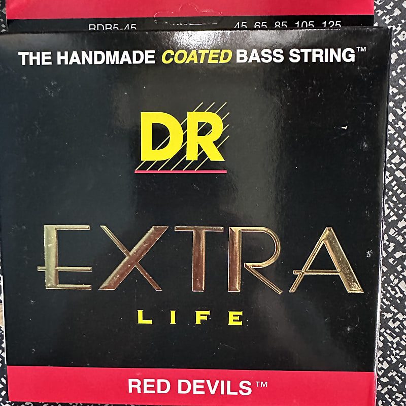 DR RDB5-45 Red Devils Coated Bass Strings 45-125 | Reverb