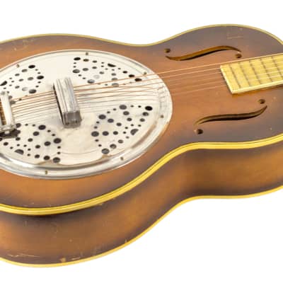 1930s Harmony Radio Star Resonator Guitar Sunburst | Reverb