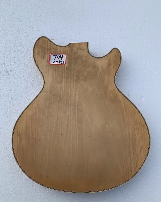 Semi Hollow Body Jazz Guitar Unfinished Body DIY Project | Reverb UK