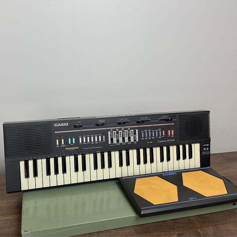 Casio MT-205 w DP-1 Drum Pads 1980s | Reverb