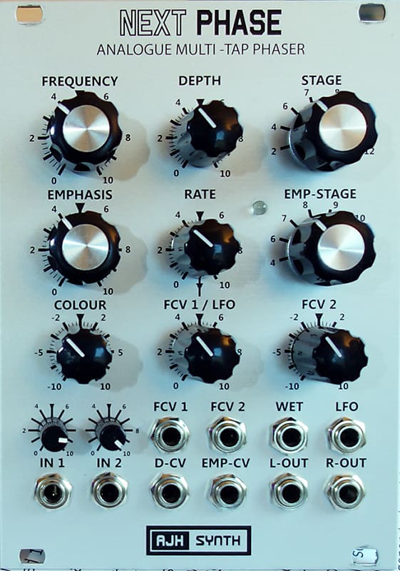 AJH Synth Next Phase - Phaser / Phase Shifter - Silver | Reverb