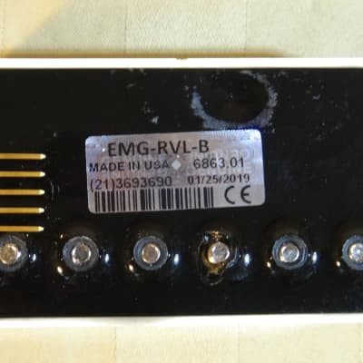 EMG Revelation REV Set passive humbuckers Ivory color | Reverb