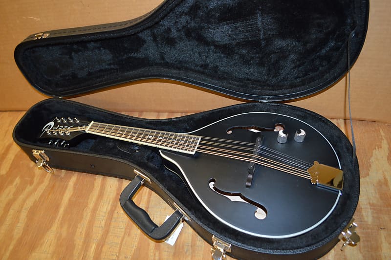 Luna Moonbird A Style Satin Black Mandolin w/Piezo and | Reverb