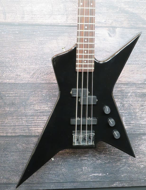 1984 Guild SB608 Flying Star Bass, Black. | Reverb