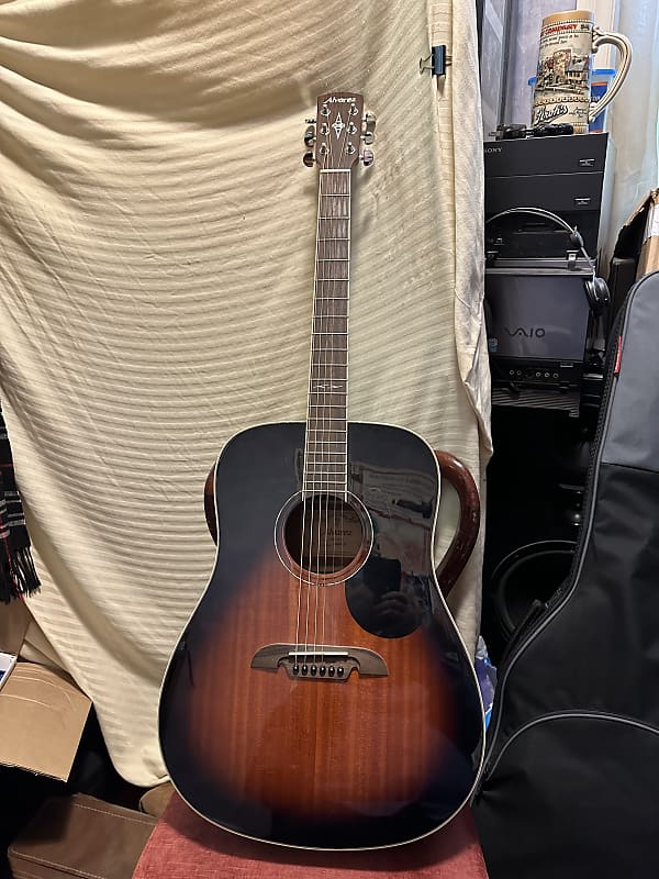 Alvarez Ad 660e. Acoustic electric guitar - Sunburst | Reverb
