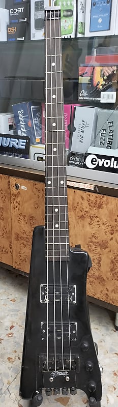 Shadow Headless Bass 4 String 80's - Black | Reverb