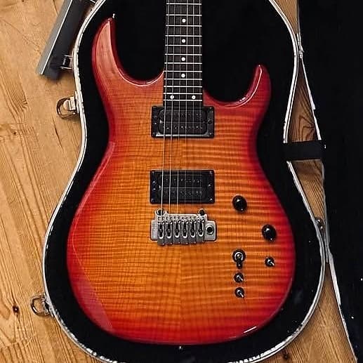 Carvin DC127, Flamed maple top - Cherry Burst | Reverb UK