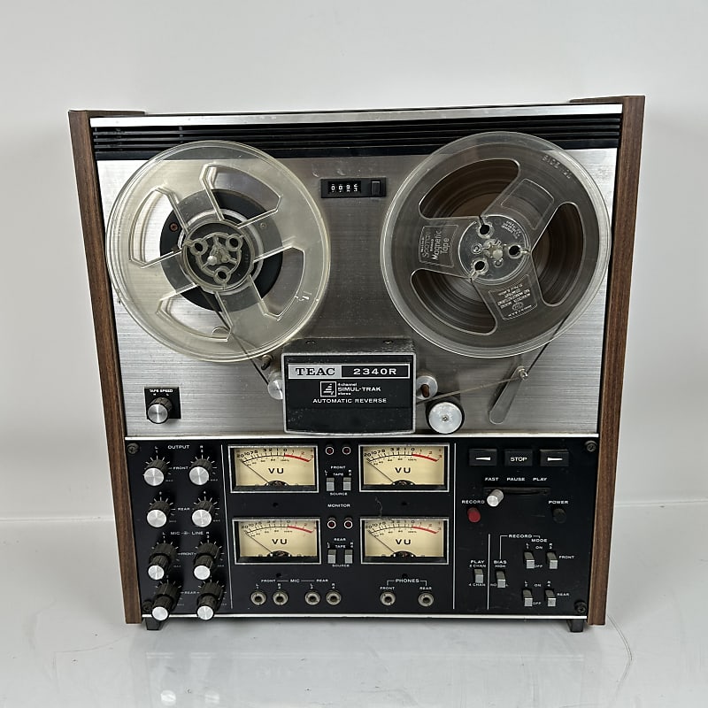 Vintage TEAC A-2340R 4-Ch Reel to Reel Tape Deck Made in | Reverb