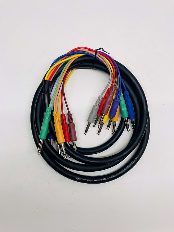 Hosa 8 channel 8.5ft TS Mono Snake Patch Cable | Reverb