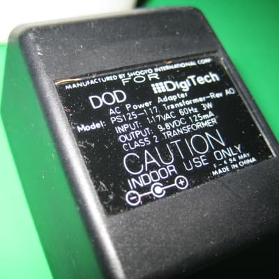 DOD/Digitech Power Supply AC Adaptor 9.8V 125mA DC Model | Reverb