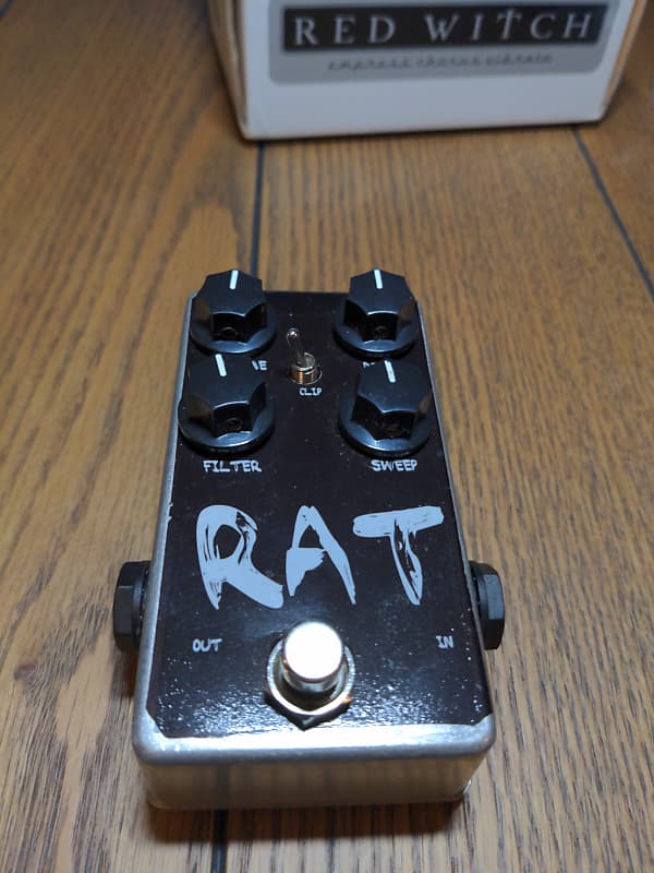 DIY AionFX Rat w/LM308 Rat Silver And Black | Reverb