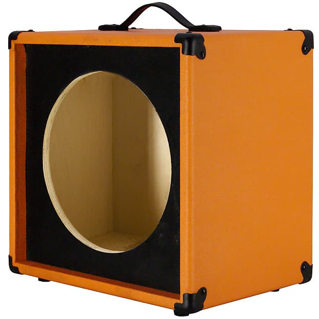 1X12 guitar speaker extension empty cabinet, Orange tolex | Reverb