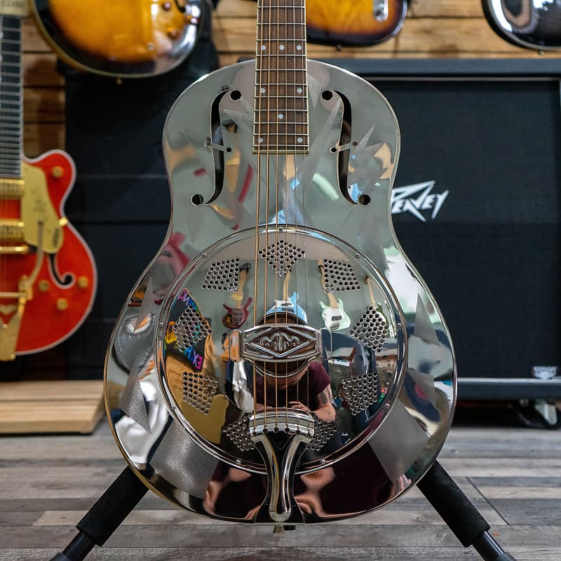 Michael Messer Lightning Resonator Acoustic Guitar | Reverb