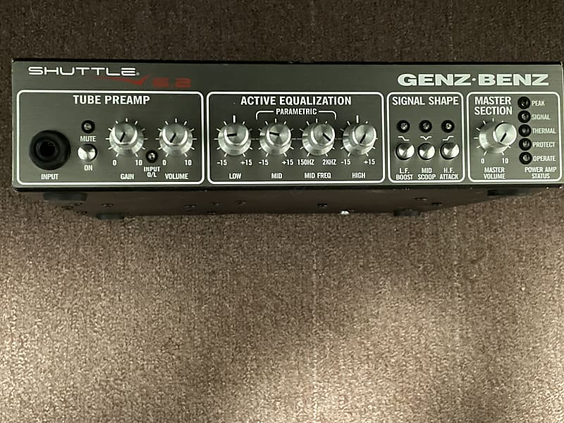 Genz-Benz Shuttle 6.2 Tube Bass Head Amplifier | Reverb