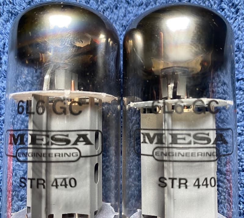 Mesa Boogie 6L6 GC STR 440 Power Tubes Matched Pair Used, | Reverb