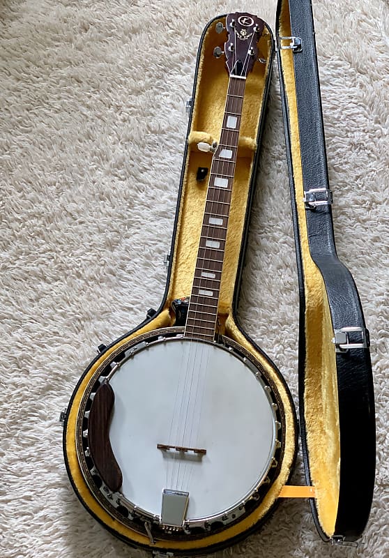 Kay 5 String Silver Eagle Banjo Guitar 1970s | Reverb