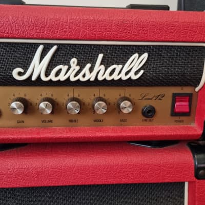 Marshall Lead 12 mini stack 1988 - Red tolex | Reverb UK