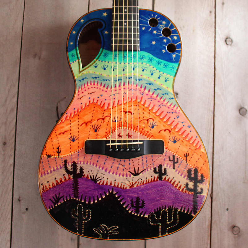 Greg Bennett by Samick GPH 100 SRE CUSTOM ART GUITAR # | Reverb