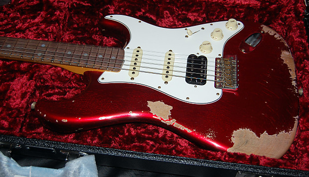 Fender Custom Shop 1969 Stratocaster HSS Heavy Relic Candy | Reverb