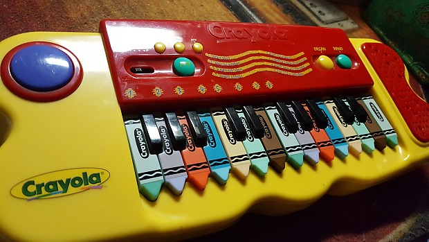 Crayola Crayon Kids Toy Keyboard, Great For Circuit Bending & | Reverb