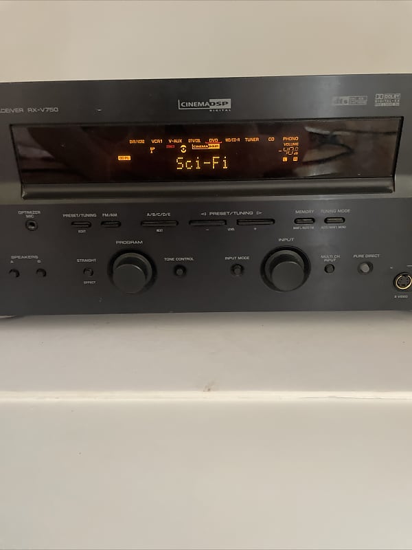 Yamaha RX V750 7.1 Channel 400 Watt Receiver Cinema DSP W/ | Reverb