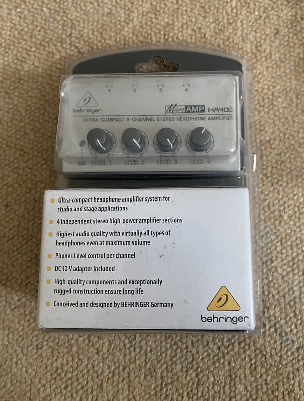 Behringer MicroAMP HA400 Headphone Amplifier | Reverb