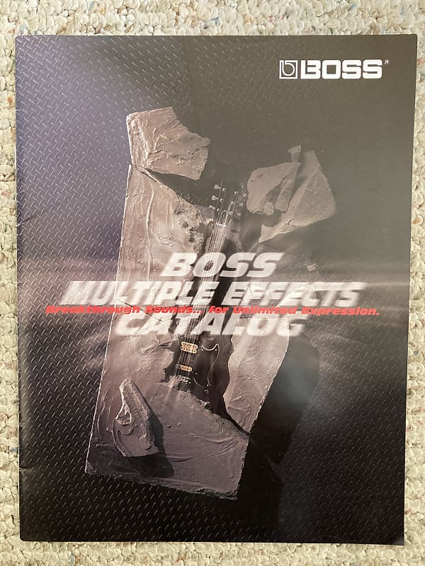 Boss Multi effects catalog | Reverb