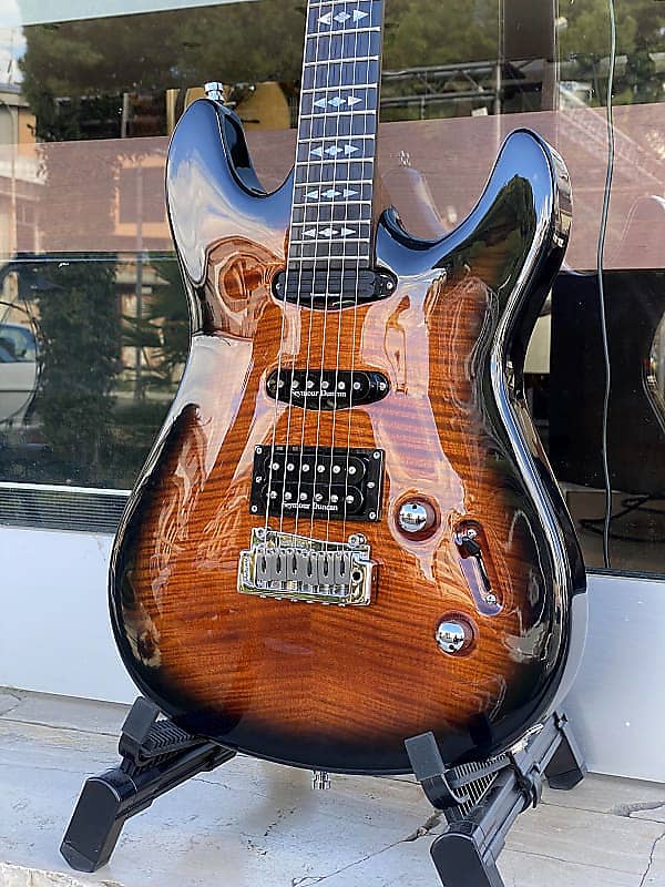 Framus Diablo Custom Almond Sunburst | Reverb