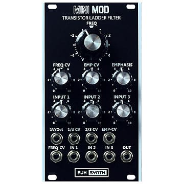 AJH Synth MiniMod Transistor Ladder Filter Eurorack Module - | Reverb