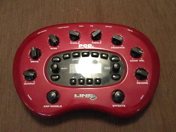 Line 6 PODxt early 2000s Red | Reverb