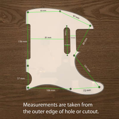 Red Telecaster style Pickguard 2021 by Carmedon(MATTE) | Reverb
