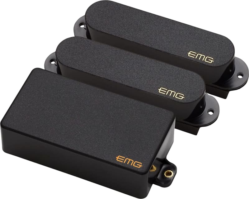 EMG 89/SA/SA HSS Active Pickup Set, Black | Reverb
