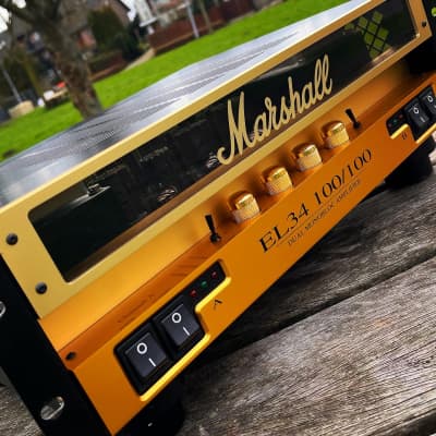 Power Marshall EL34 100/100 - Dual MonoBloc 2x100w - All Tube | Reverb