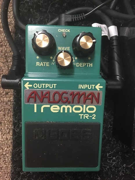 Boss / Analog Man TR-2 Tremolo w/ Analogman Mod | Reverb