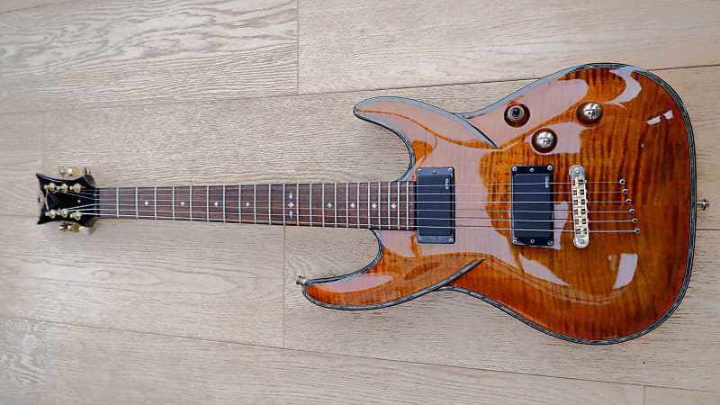 DBZ Barchetta - Orange Flame Maple Top EMG81/85 | Reverb