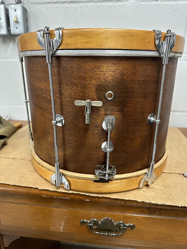 Gretsch 14x10 Parade Snare 1950s - Natural Mahogany | Reverb