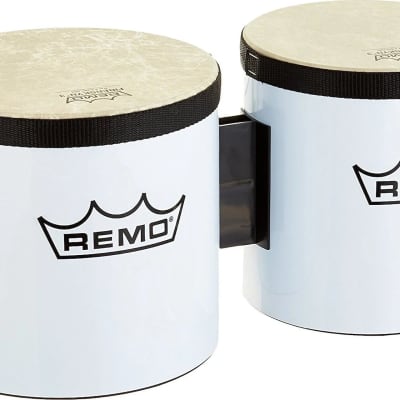 Remo Pre-Tuned Bongo Drum Black | Reverb