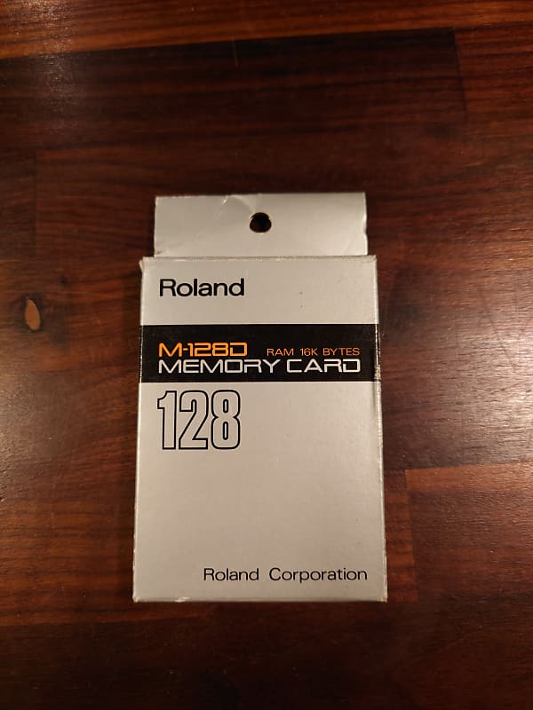 Roland M-128D Memory Card 1988 | Reverb
